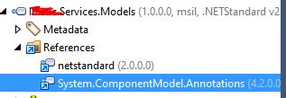 Reference Conflicts Using System Componentmodel Annotations From Aspnet