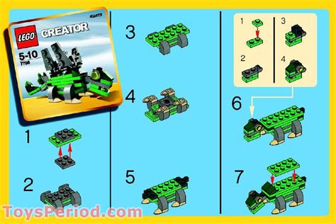 Lego 7798 Stegosaurus Set Parts Inventory And Instructions Lego