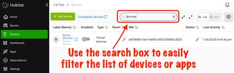 Navigating The Hub Interface Hubitat Documentation