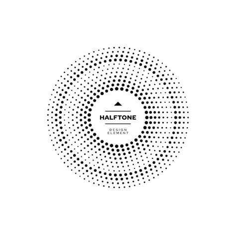Halftone Circle Pattern Border Of Frame With Dots 20772194 Vector Art At Vecteezy