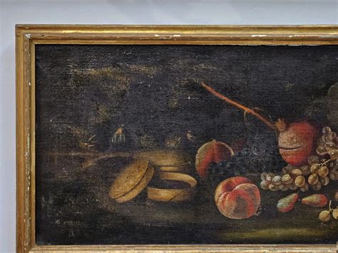 Proantic Pair Of Framed Still Lifes Late 17th Century