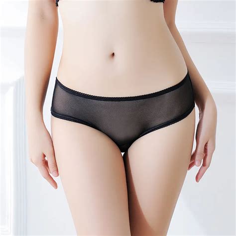 Nylon Femme Culottes Slips Tanga Maille Sexy Voir À Travers Transparent