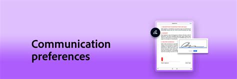 Adobe Sign Customer Preference Center