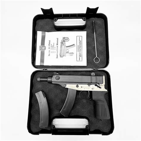 VZ 61 Skorpion Pistol Satin Nickel Limited Series VZ58 USA