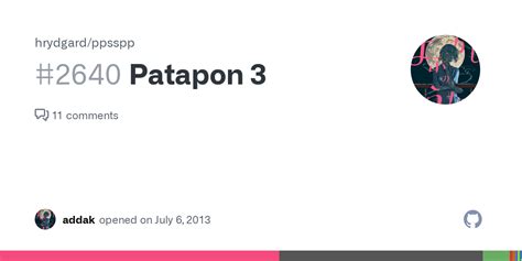Patapon 3 Issue 2640 Hrydgard Ppsspp GitHub