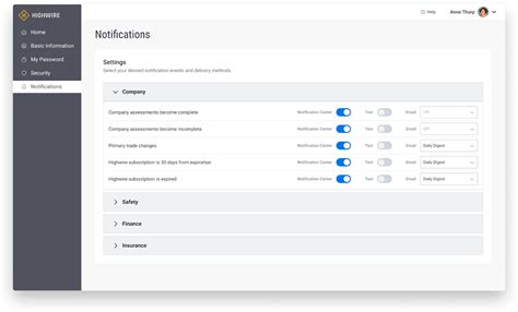 how do i set up automatic notifications highwire help center