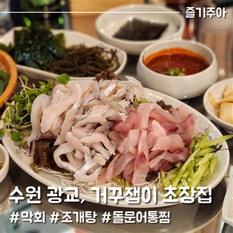 수원 광교 거꾸잽이 초장집 막회와 다양한 해물요리가 있는 횟집 네이버 블로그