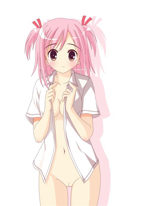 rule 34 al azif artist blush bottomless breasts cleavage clothing high resolution mahou