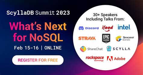 scylladb on linkedin scylladb summit 2023