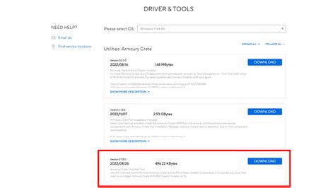 Armoury Crate Uninstall Tool