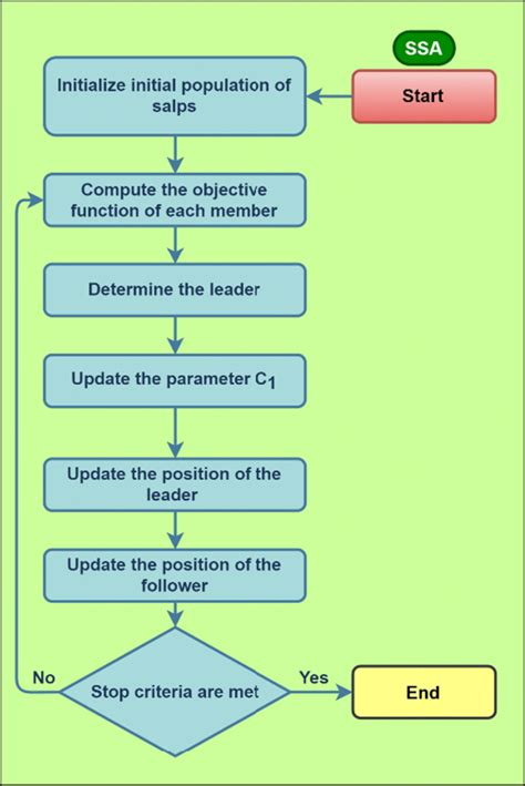 ssa flowchart for the optimization problem download scientific diagram