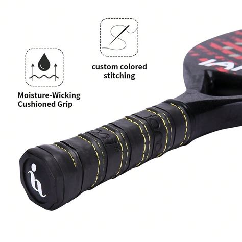 Beach Racket Pr780 With Carbon Fiber Surface Eva Core And Distinctive