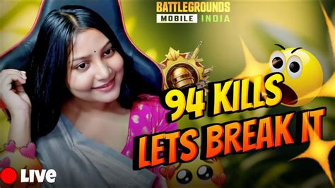 🔴lets Try To Break A Recordbgmi Live W Pihu🔥bgmilive Bgmi