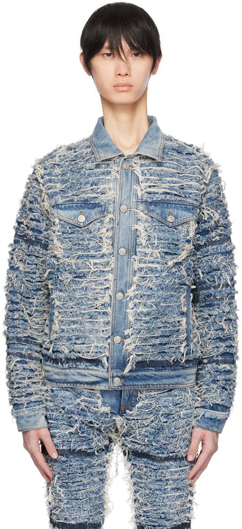 1017 Alyx 9sm Blue Blackmeans Edition Denim Jacket 1017 Alyx 9sm