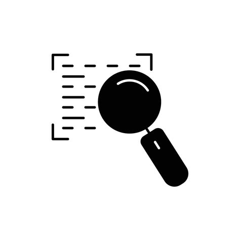 search icon illustration with programming editor searching coding