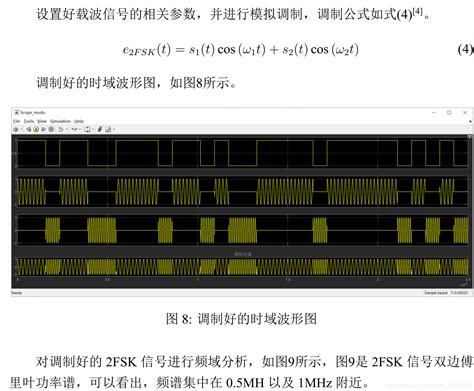 Matlab Simulink 2fsk调制与解调实验，附仿真文件（西电b测）2fsk的调制与解调基于simulink Csdn博客