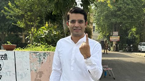 Bjps Jaiveer Shergill Appeals To Voters To Exercise Voting Franchise