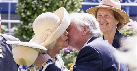 Queen Camilla Gives Her Ex A Kiss Will King Charles Like It