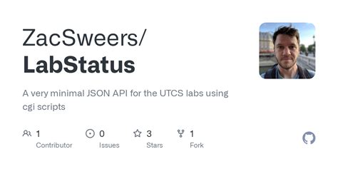 GitHub ZacSweers LabStatus A Very Minimal JSON API For The UTCS Labs