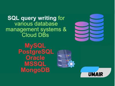 WordPress Database Dynamo MySQL MSSQL Postgres MongoDB SQLite Upwork