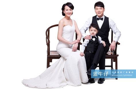 快乐一家三口 蓝牛仔影像 中国原创广告影像素材