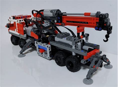 Lego Moc Mini Rc Crane Truck By Sherkvic Rebrickable Build With Lego