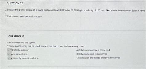 Solved QUESTION Calculate The Power Output Of A Plane Chegg