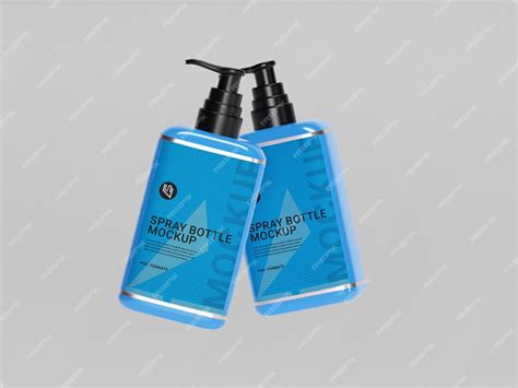 Premium Psd Psd Spray Bottle Mockups