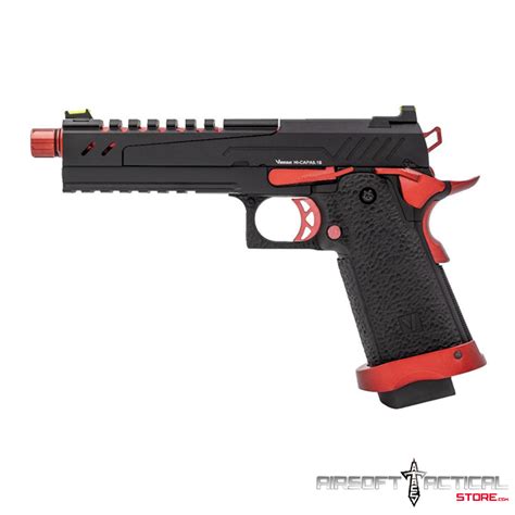 5 1 Split Slide Hi Capa Red Match By Vorsk Airsoft Airsoft Tactical