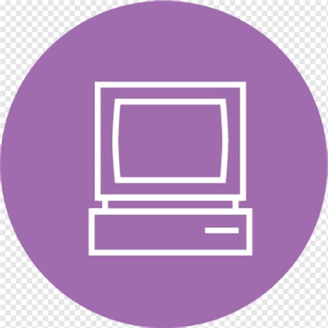 Фиолетовый значок телевизора Png Pngwing