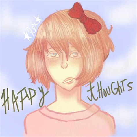 Ddlc Happy Thoughts By Hatsunesans On Deviantart