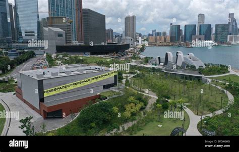 Aerial View Of The West Kowloon Cultural District West Kowloon