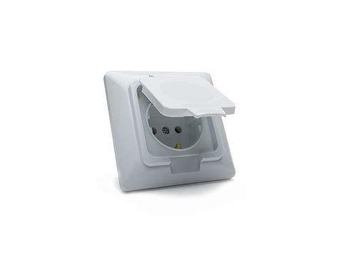 Противовлажен контакт за скрит монтаж влагоустойчив Ip44 16a 250v