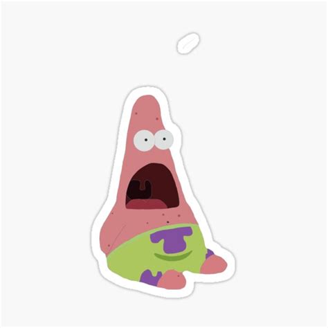 Patrick Star Meme Sticker For Sale By Frnnn Redbubble