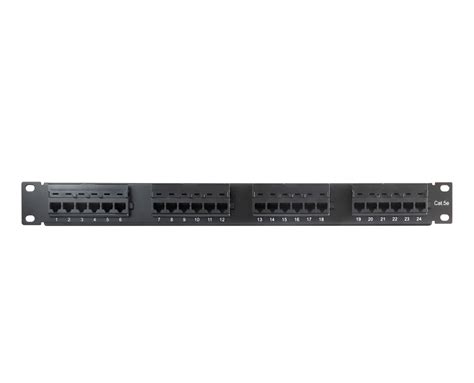 Patch Panel Cat5e 24 Portas Linhavix Distribuidora