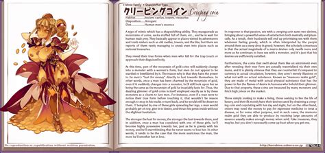 Creeping Coin Monster Girl Encyclopedia Drawn By Kenkoucross Danbooru
