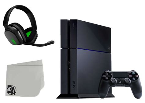 Sony Ps4 500gb Black Console With Astro A10 Gaming Headset And Bolt