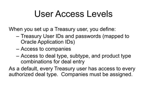 Oracle Treasury Managment Implementation Pptx