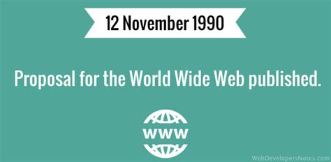 proposal for the world wide web published