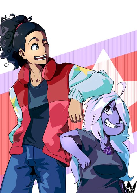 Steven And Amethyst By Chrono King On Deviantart
