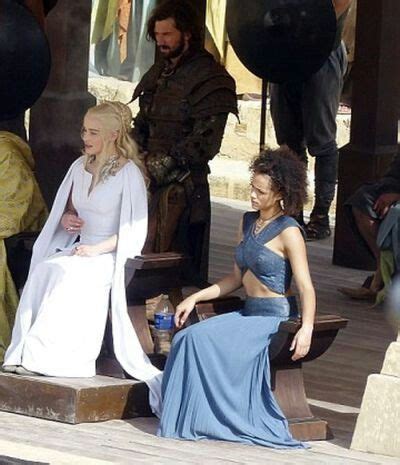 Daenerys X Missandei Game Of Thrones White Dress Khaleesi And