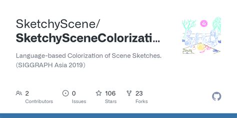github sketchyscene sketchyscenecolorization language based
