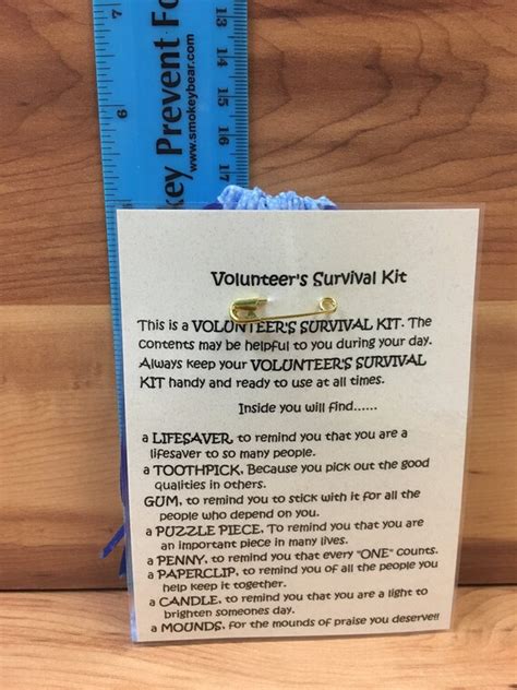 Volunteers Survival Kit Etsy