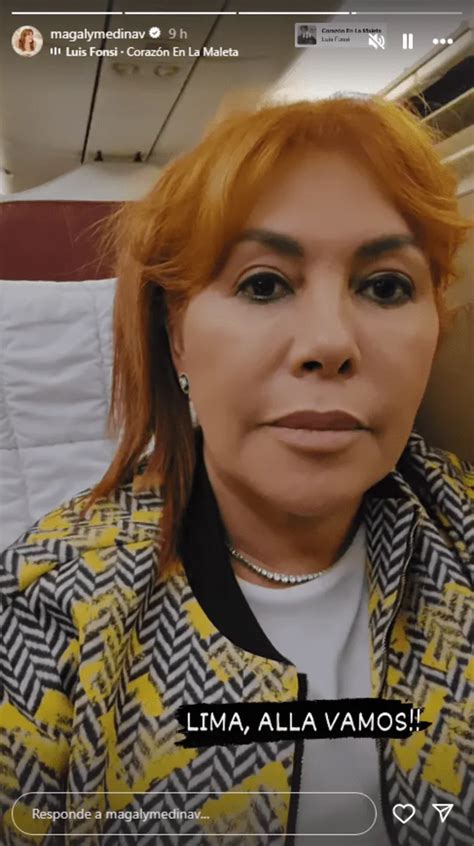 Magaly Medina Emociona A Sus Fans Al Anunciar Su Retorno Al Perú Con