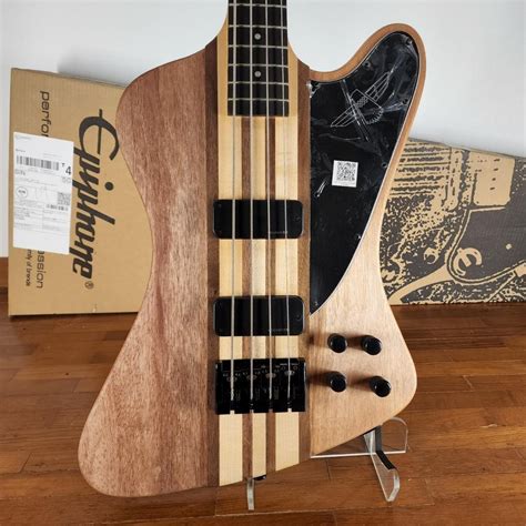 Epiphone Thunderbird Pro Iv Bass Natural Oil Electric Bass Guitar