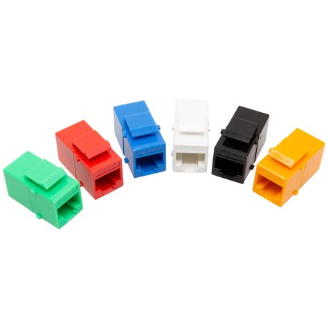 Cat6 Keystone Modular Feed Thru Coupler 8p8c Shaxon Industries