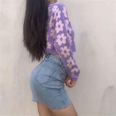 Buy Retro Vintage Flower Cardigan Shoptery Harajuku Kawaii Fashion