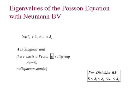 how to solve poisson equation with neumann boundary