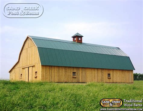 Gambrel Sand Creek Post And Beam Traditional Wood Barns And Post