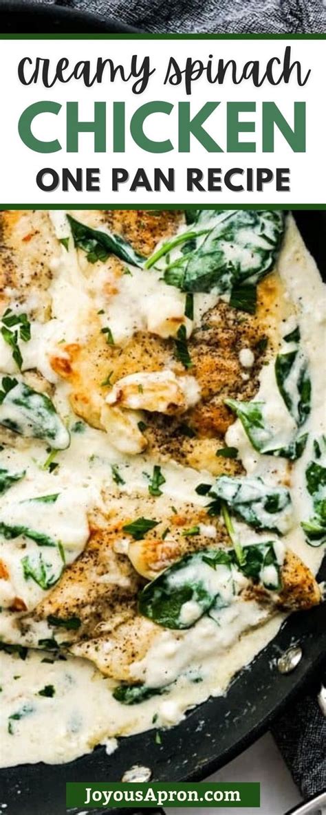 Creamy Spinach Chicken Artofit